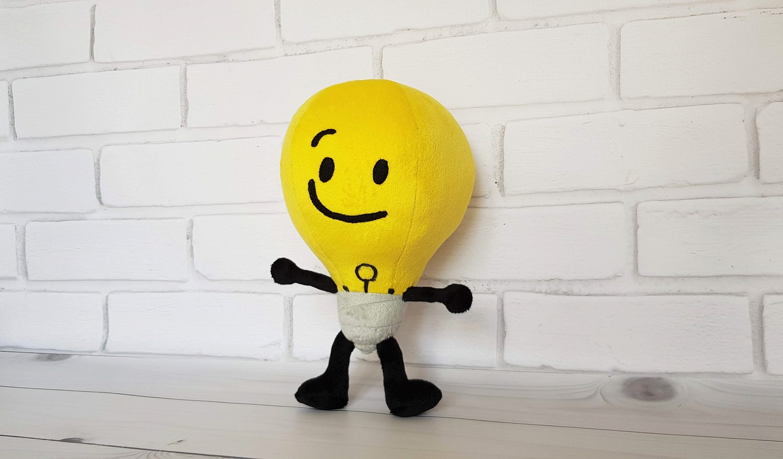 Custom Plush Toy Inspired by Light Bulb From Inanimate Insanity, Toy ...