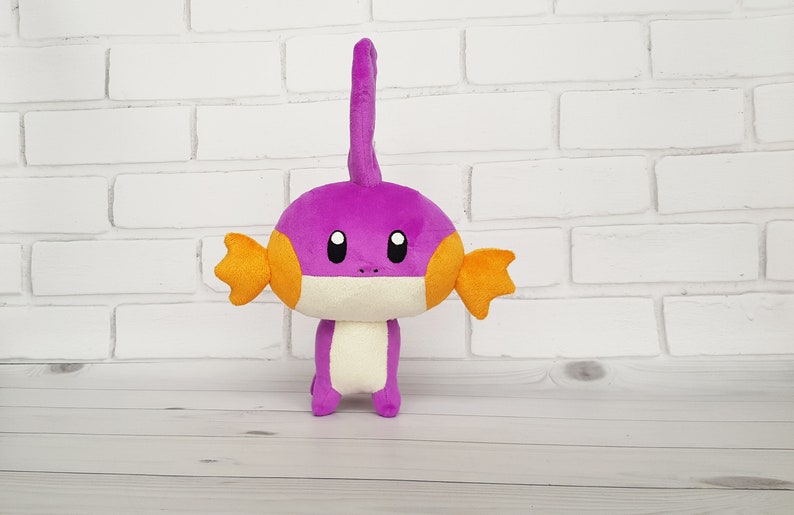 Custom Plush Toy Just Like Shiny Mudkip // 12" / 30cm // Toy Made From ...
