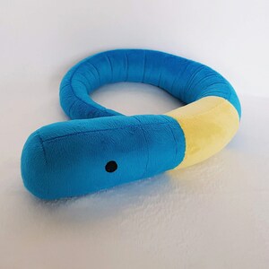 Custom Plush Toy Large Earthworm, Toy Made From Drawing, Commissioned ...