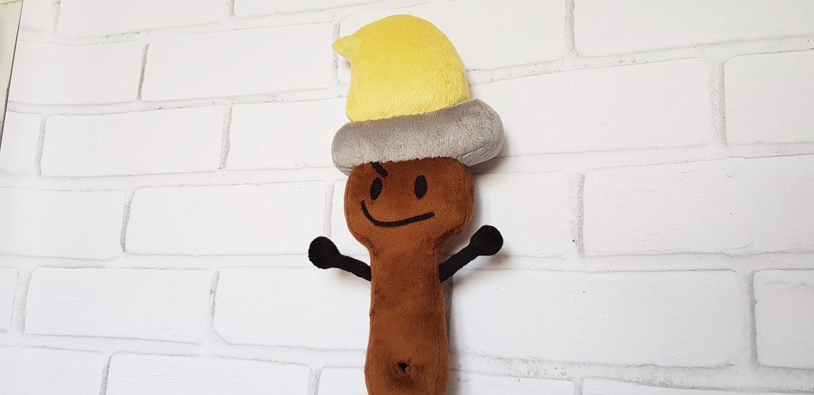 Custom plush toy inspired by Paintbrush from Inanimate | Etsy