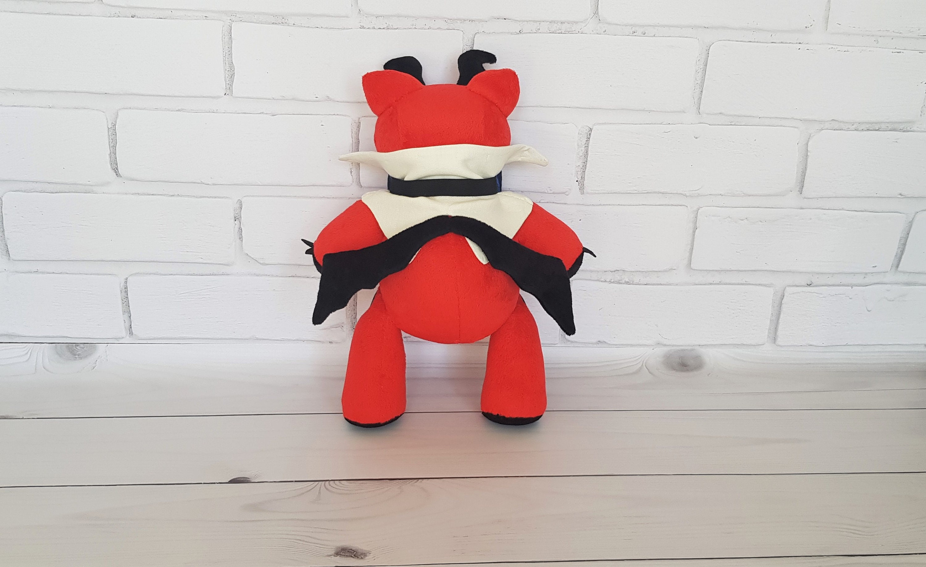 Devil Cat Plushie Inspired by Devil Cat From Obey Me Toy Made - Etsy