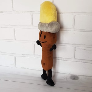 Custom Plush Toy Inspired by Paintbrush From Inanimate Insanity, Toy ...