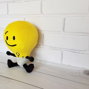 Custom Plush Toy Inspired by Light Bulb From Inanimate Insanity, Toy ...