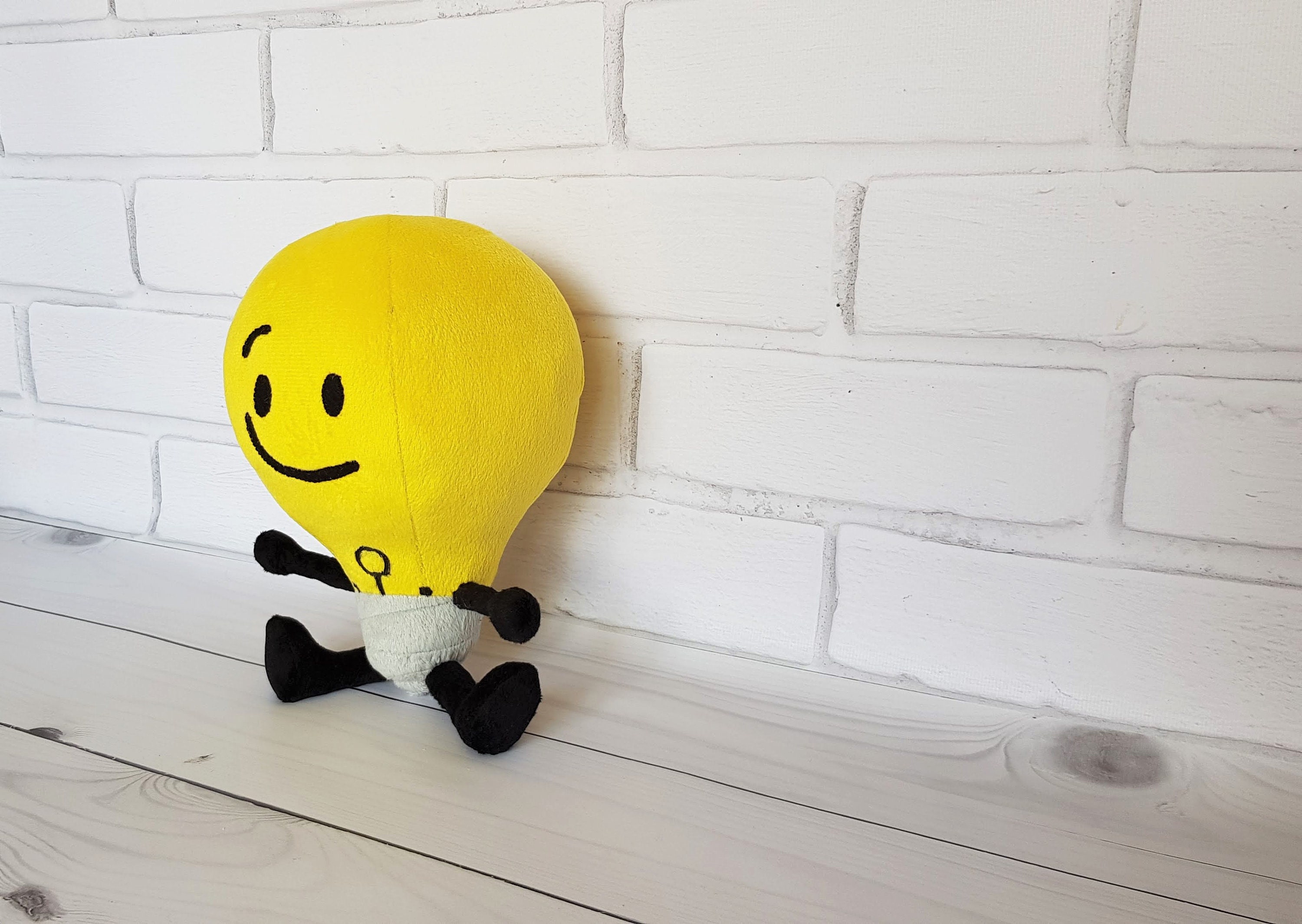 Custom Plush Toy Inspired by Light Bulb From Inanimate - Etsy