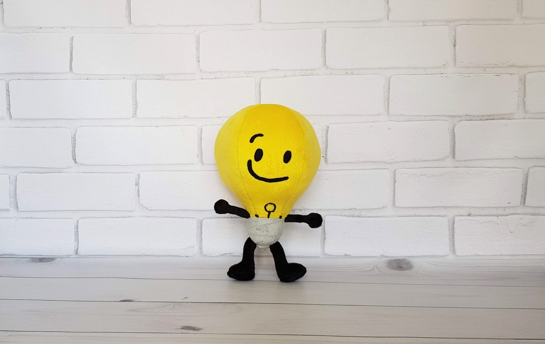 Custom Plush Toy Inspired by Light Bulb From Inanimate Insanity, Toy ...