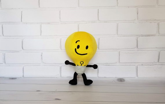 Custom Plush Toy Inspired by Light Bulb From Inanimate - Etsy