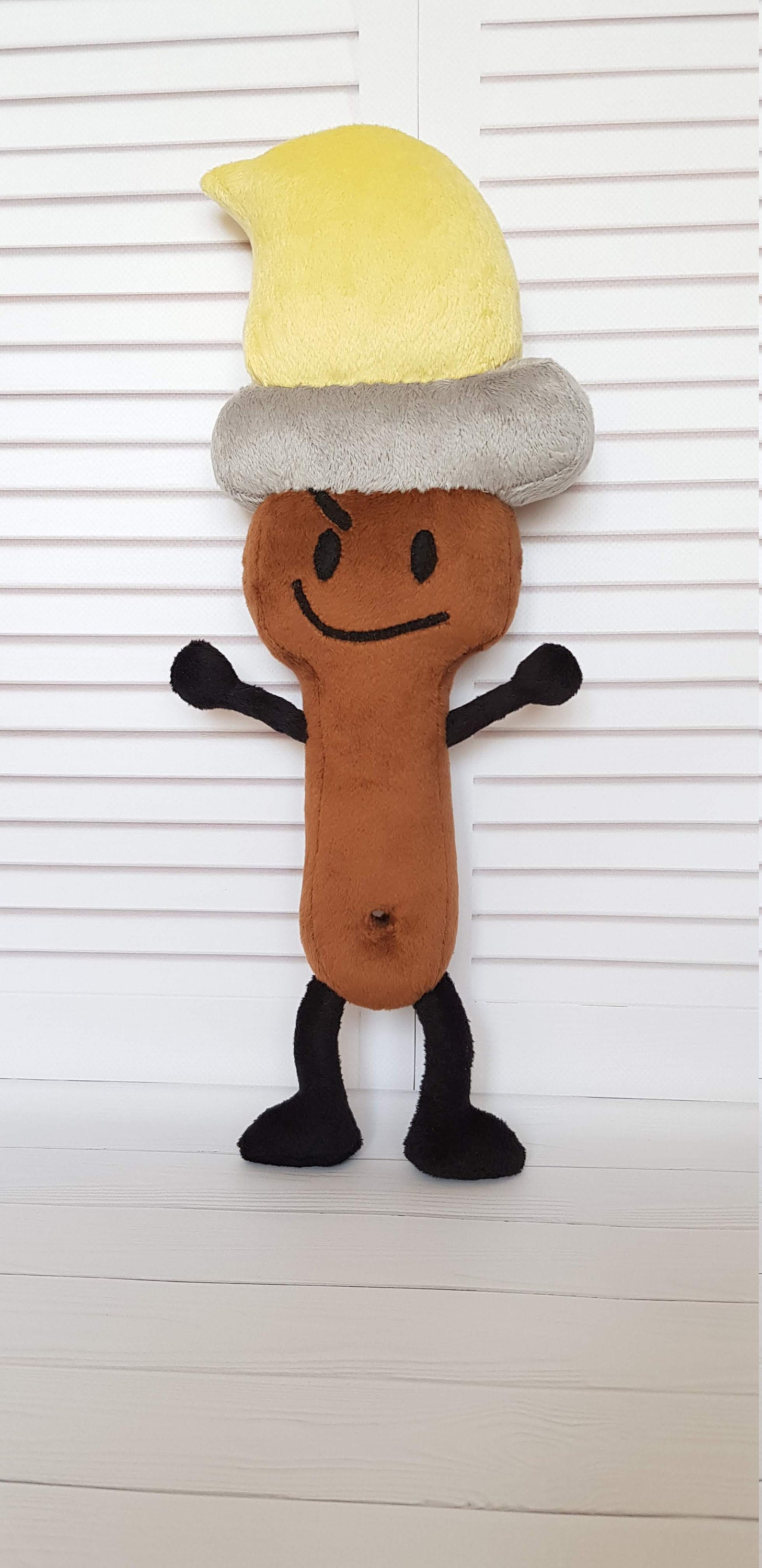 Custom plush toy inspired by Paintbrush from Inanimate | Etsy