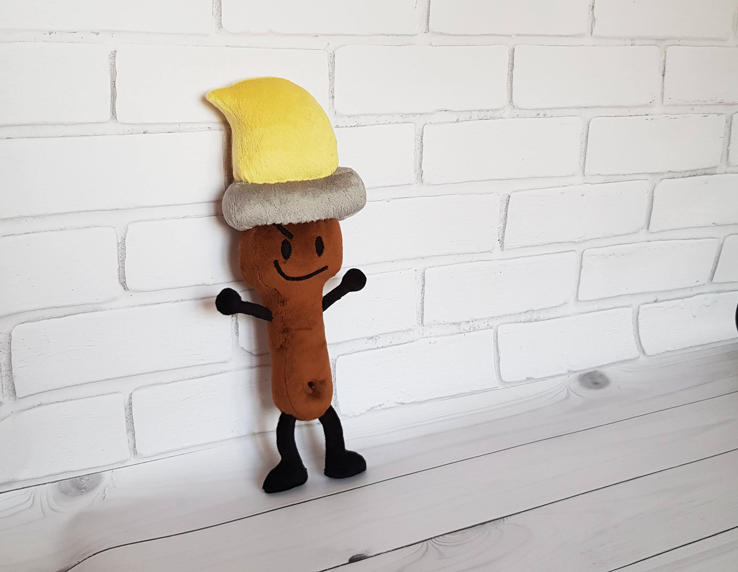 Custom Plush Toy Inspired by Paintbrush From Inanimate Insanity, Toy ...