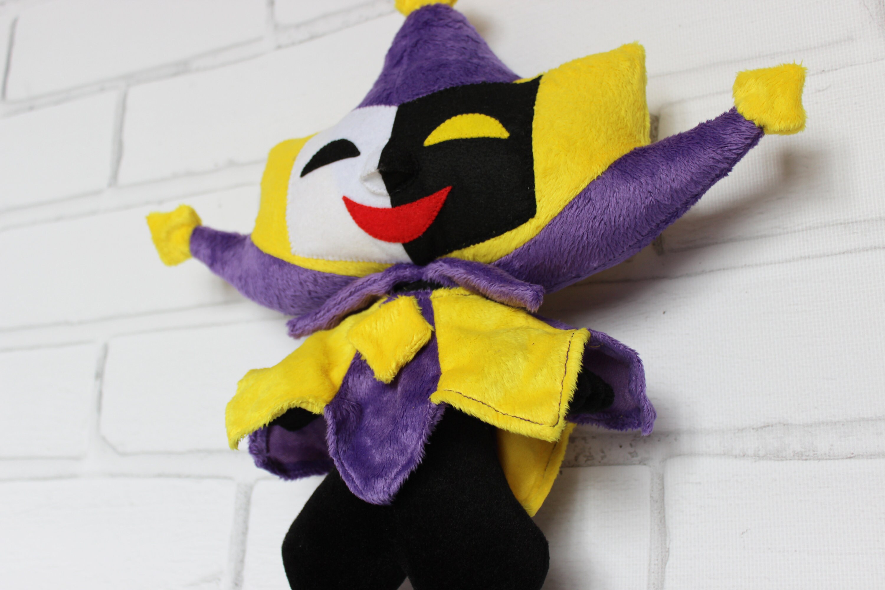 Custom Plush Toy: Handmade Drawing Dimentio Inspired, Funmade ...