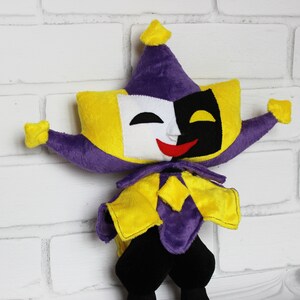 Custom Plush Toy: Handmade Drawing Dimentio Inspired, Funmade ...