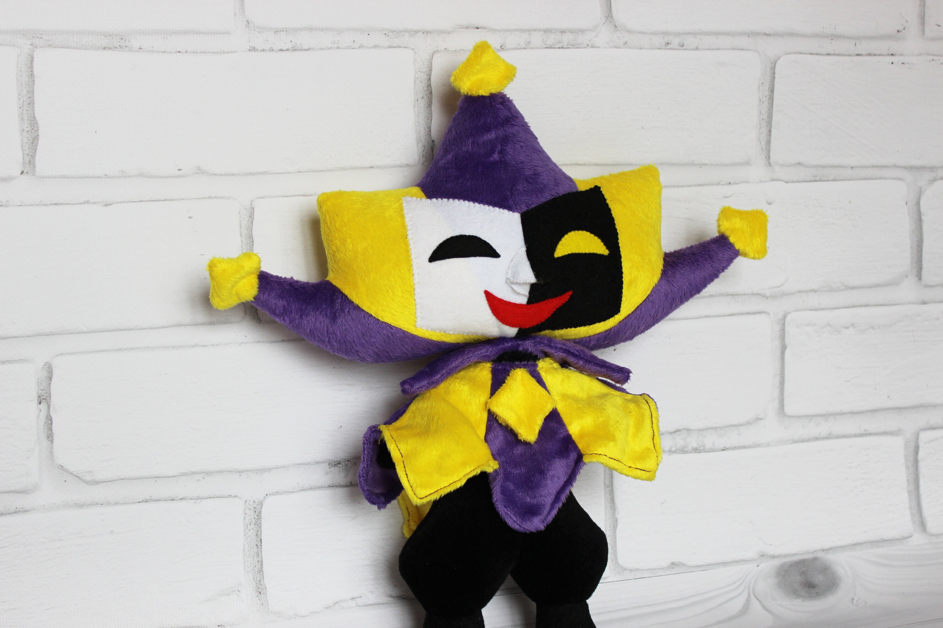 Custom Plush Toy: Handmade Drawing Dimentio Inspired, Funmade ...