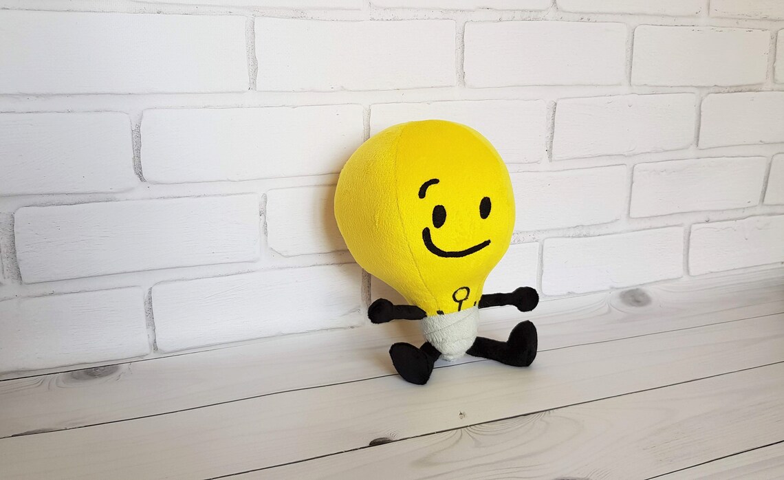 Custom Plush Toy Inspired by Light Bulb From Inanimate - Etsy