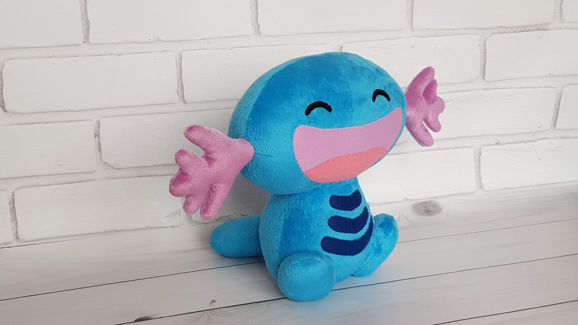 Custom Plush Toy Inspired by Wooper Toy Made From Drawing - Etsy
