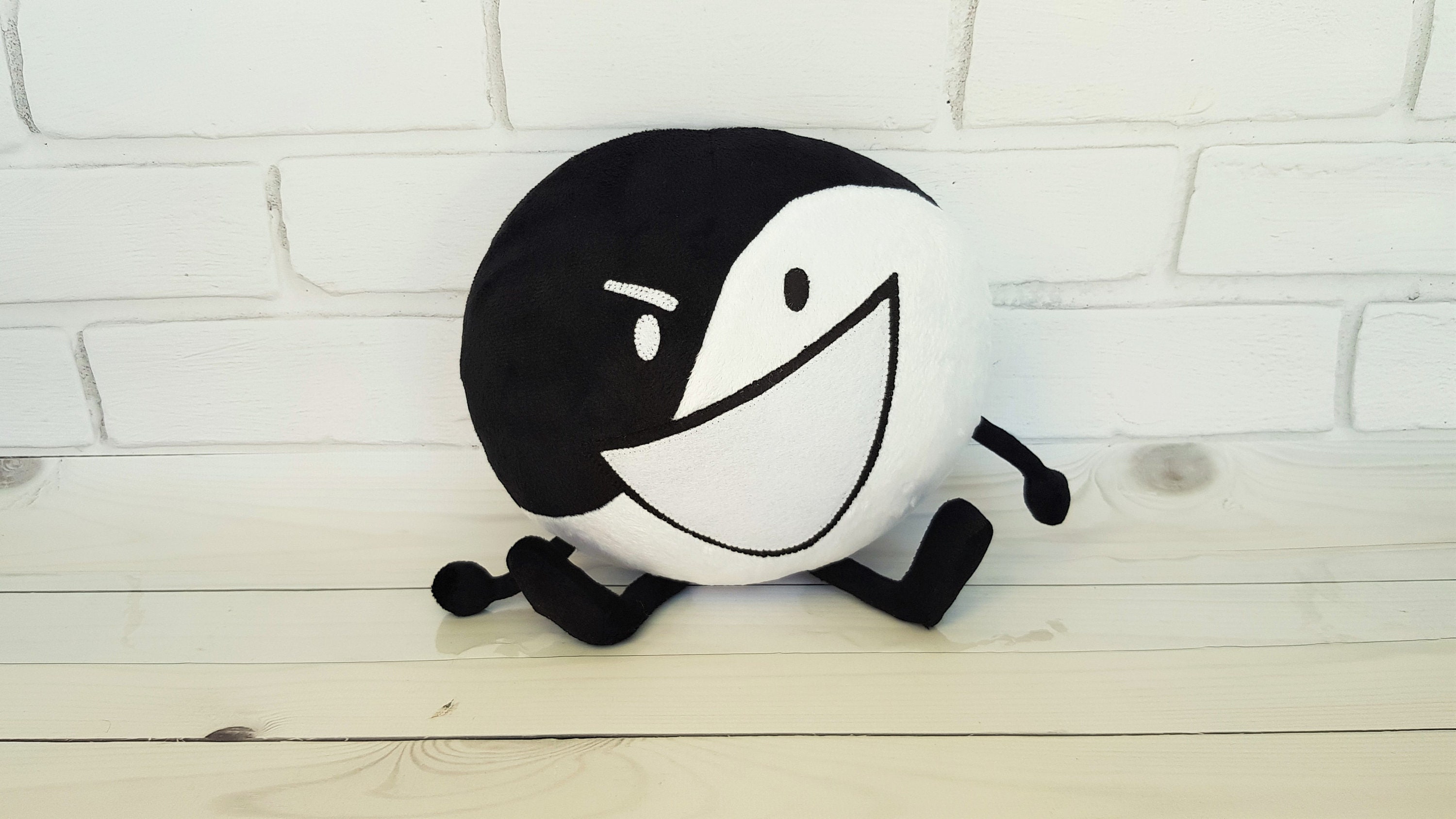Custom Plush Toy Inspired by Yin-yang From Inanimate Insanity - Etsy ...