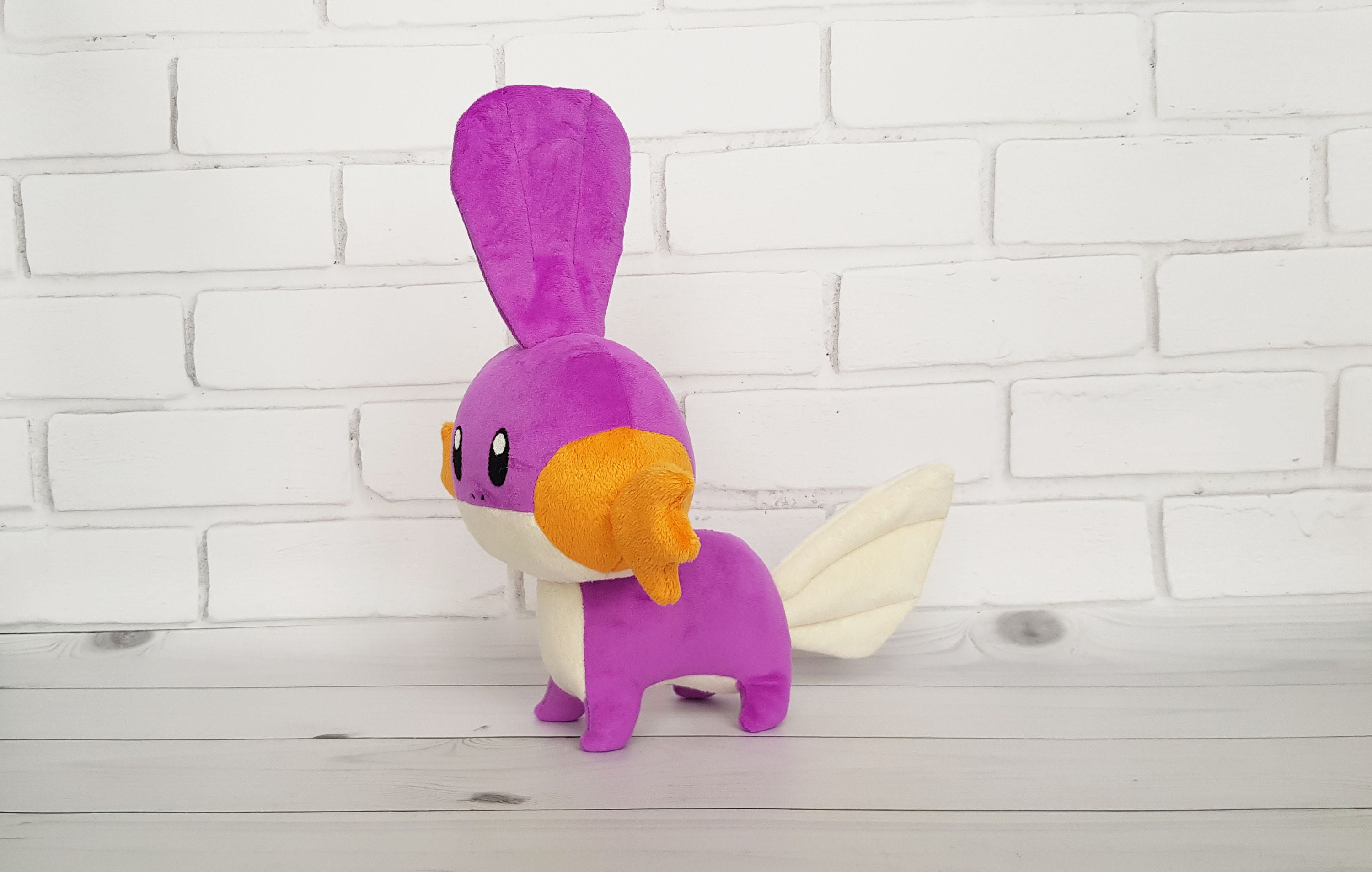 Custom Plush Toy Just Like Shiny Mudkip // 12" / 30cm // Toy Made From ...
