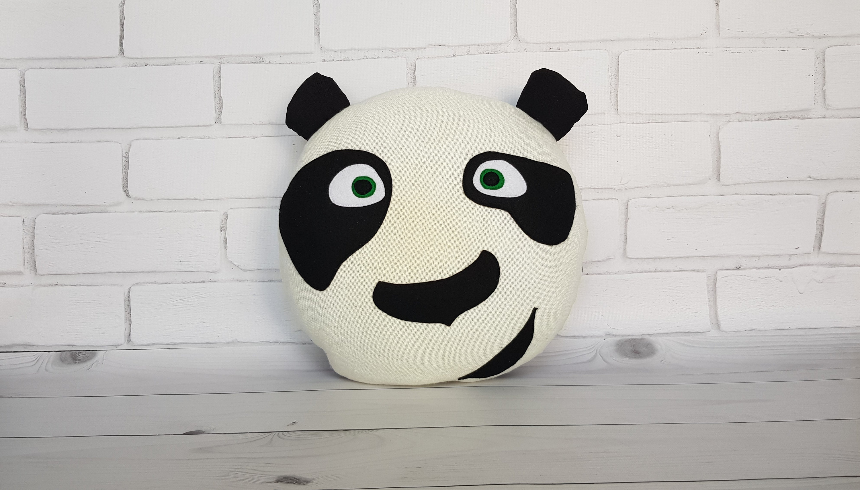 Panda Pillow, Cushion Panda, Panda Bear Pillow / 35x35cm / Panda Kawaii ...