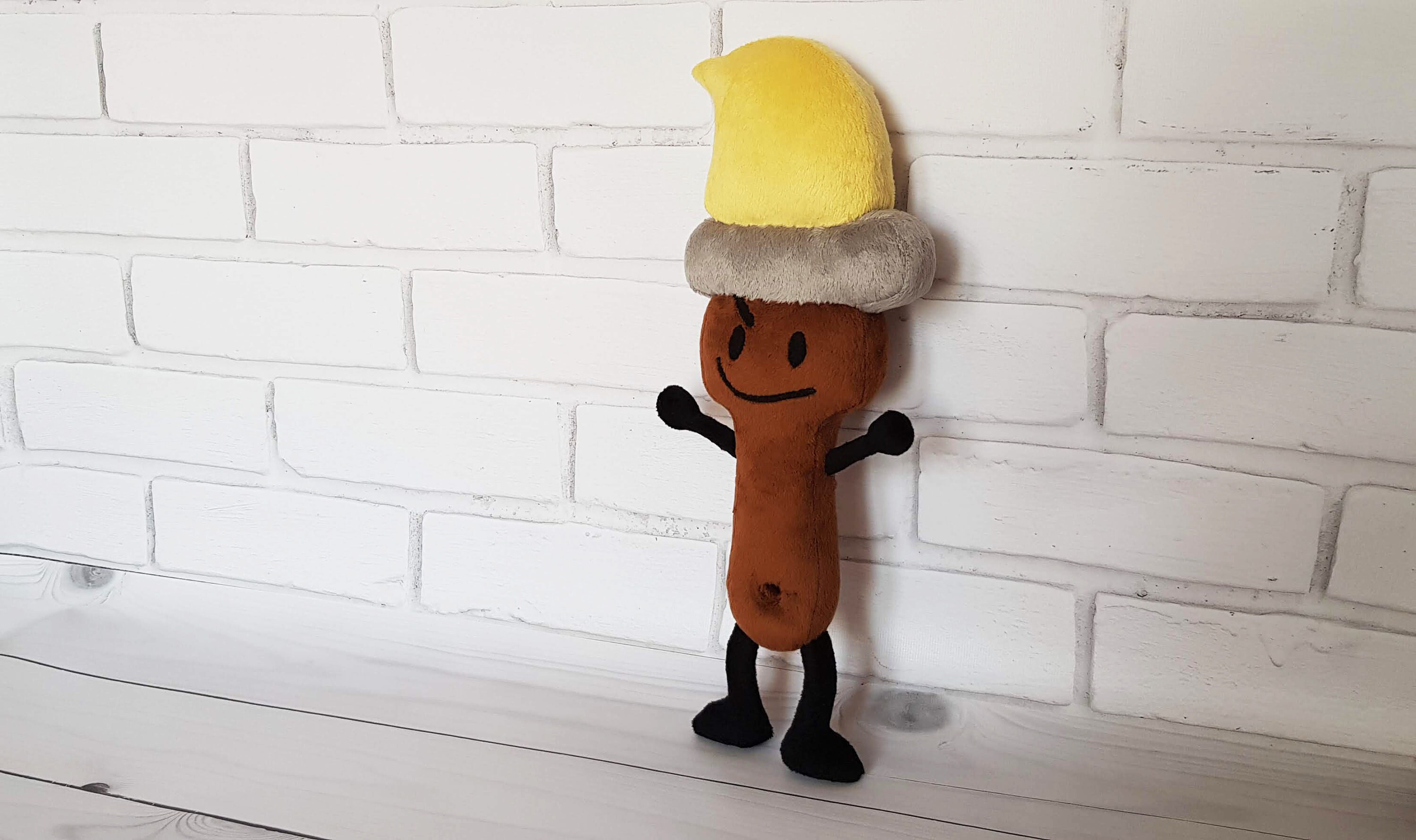Custom Plush Toy Inspired by Paintbrush From Inanimate Insanity, Toy ...