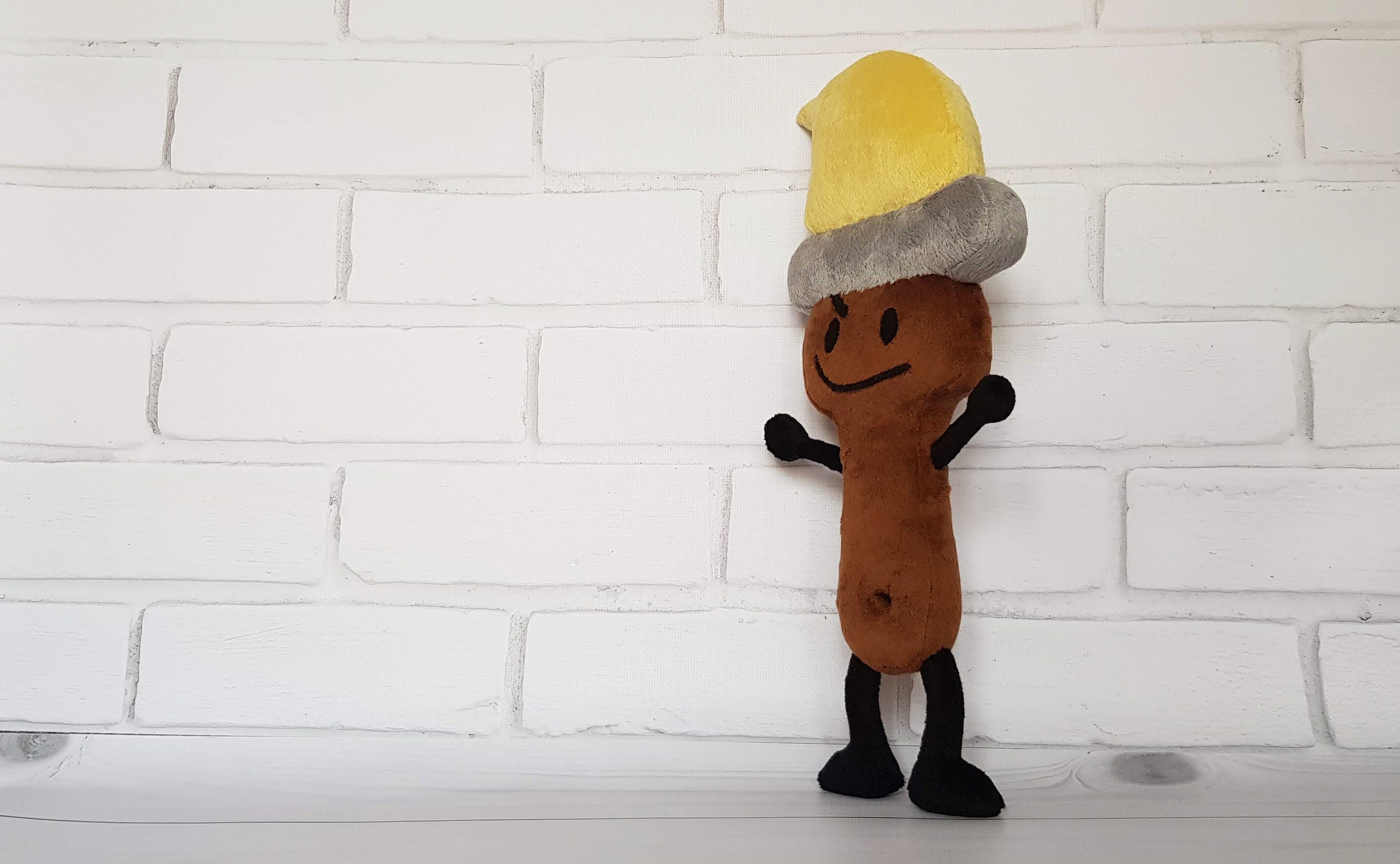 Custom plush toy inspired by Paintbrush from Inanimate | Etsy