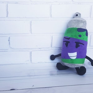 Custom Plush Toy Just Like Spraypaint From Burner Object Show Incpired ...