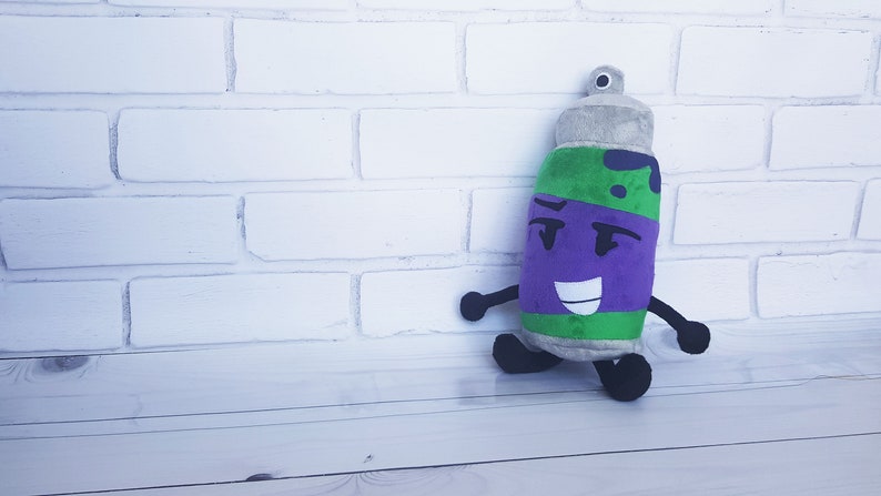Custom Plush Toy Just Like Spraypaint From Burner Object Show Incpired ...