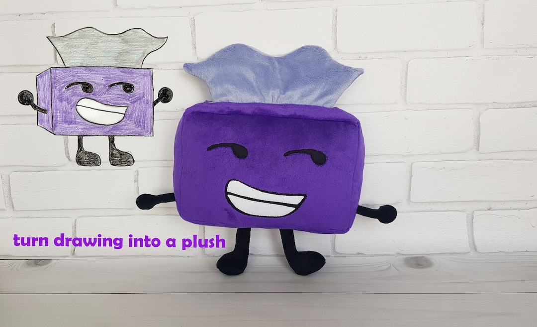 Custom Plush Toy Just Like Tissues From Burner Object Show Incpired ...