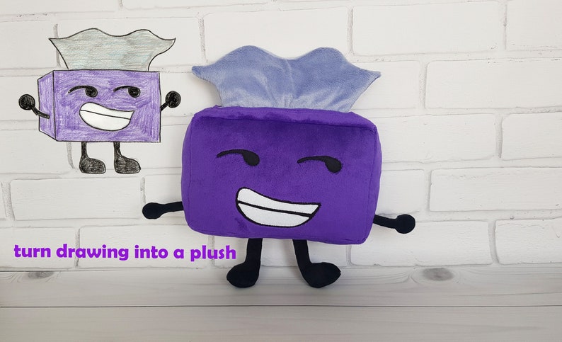 Custom Plush Toy Just Like Tissues From Burner Object Show Incpired ...