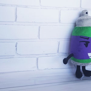 Custom Plush Toy Just Like Spraypaint From Burner Object Show Incpired ...