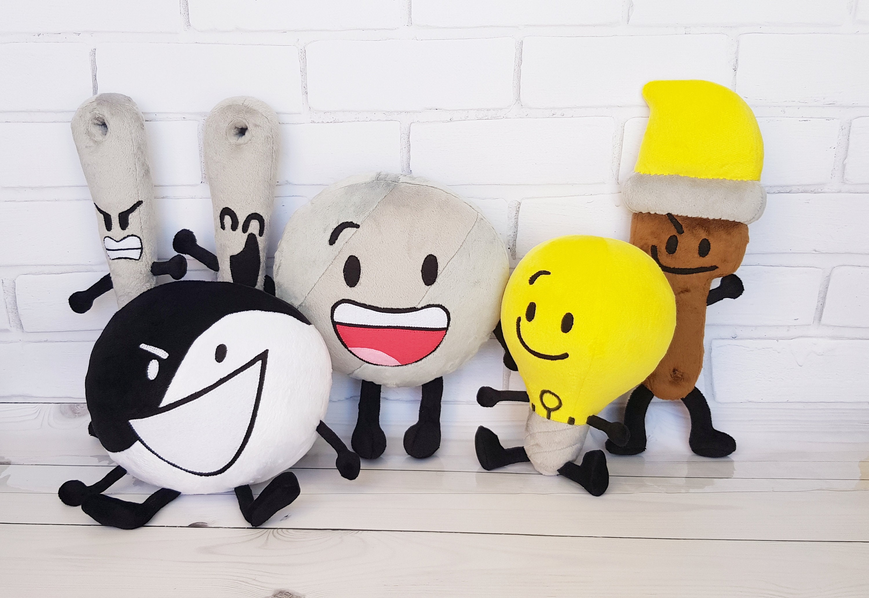 Custom Plush Toy Inspired by Yin-yang From Inanimate Insanity, Toy Made ...