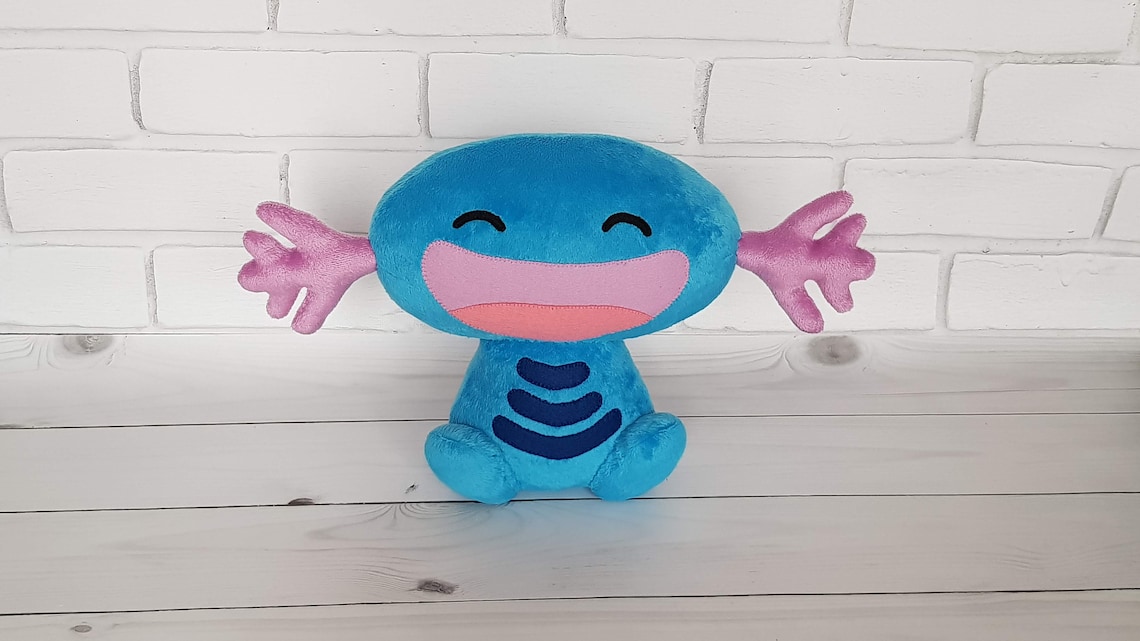 Custom Plush Toy Inspired by Wooper Toy Made From Drawing - Etsy