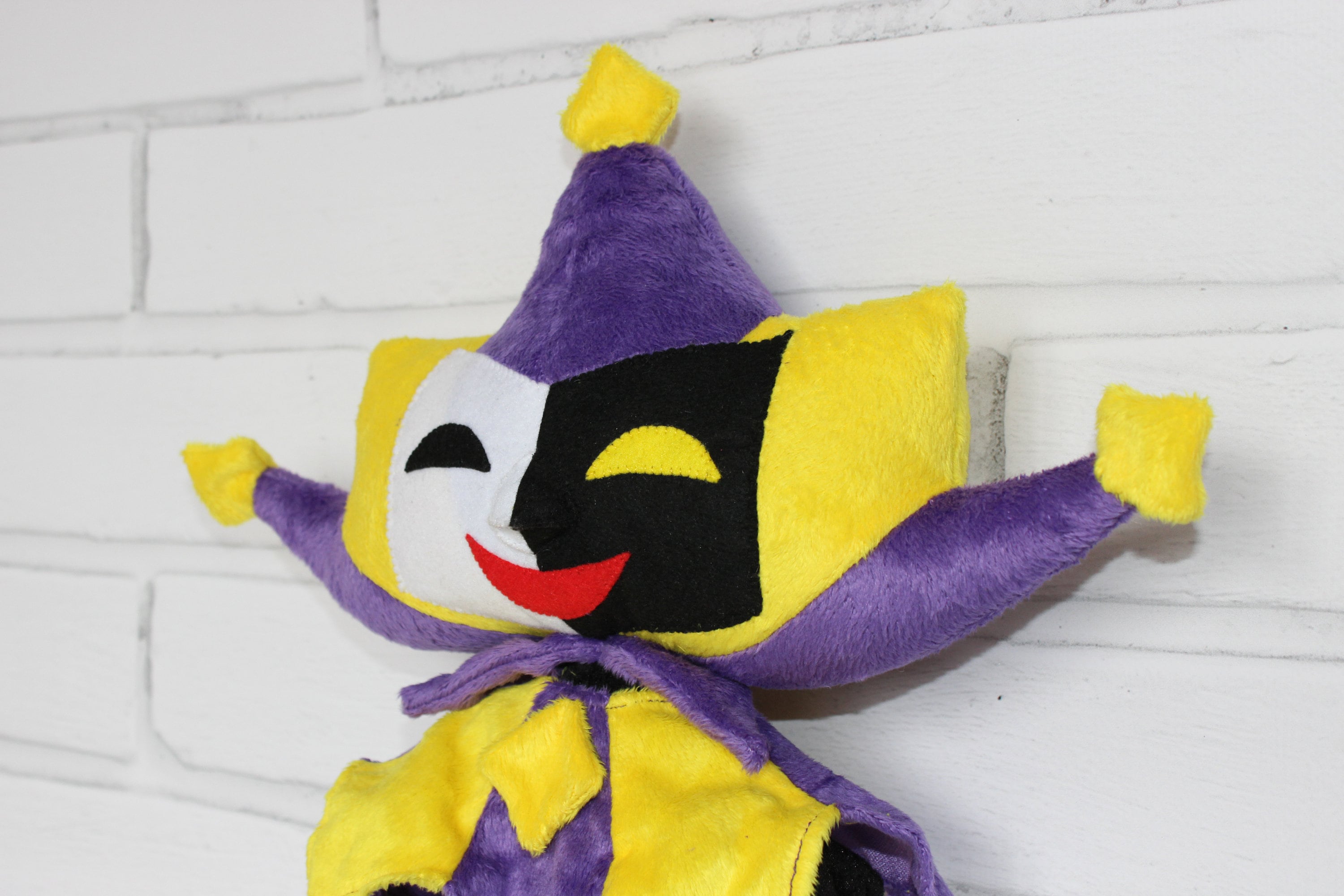 Custom Plush Toy: Handmade Drawing Dimentio Inspired, Funmade ...