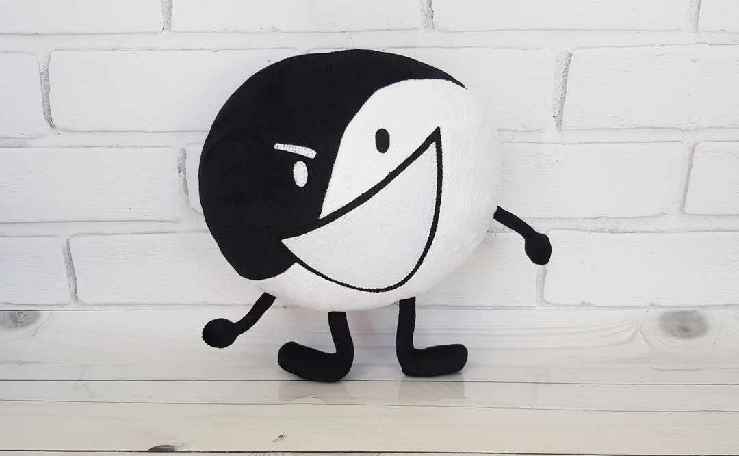 Custom Plush Toy Inspired by Yin-yang From Inanimate Insanity, Toy Made ...