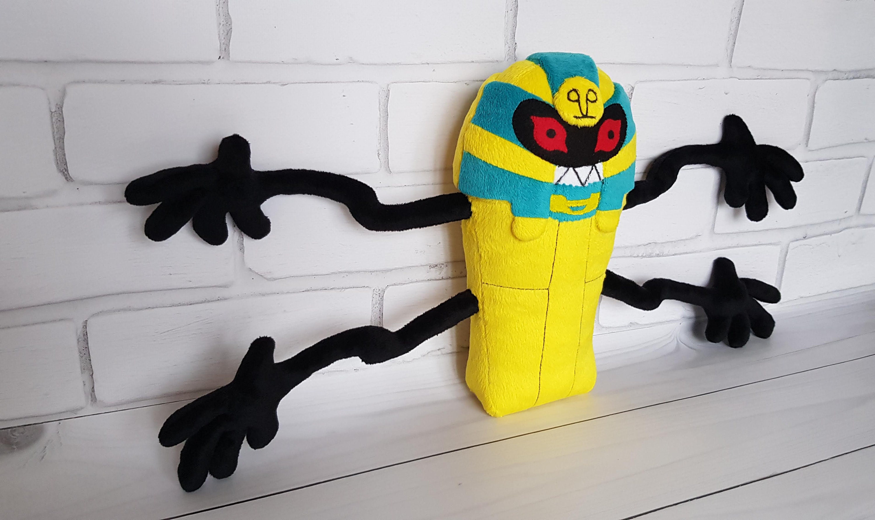 Custom Plush Toy Inspired by Pokemon Cofagrigus , Toy Made From Drawing ...