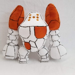 Custom Plush Toy From Drawing, Soft Toy Inspired by Regirock, Made to ...