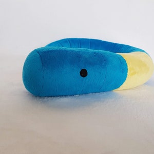 Custom Plush Toy Large Earthworm, Toy Made From Drawing, Commissioned ...