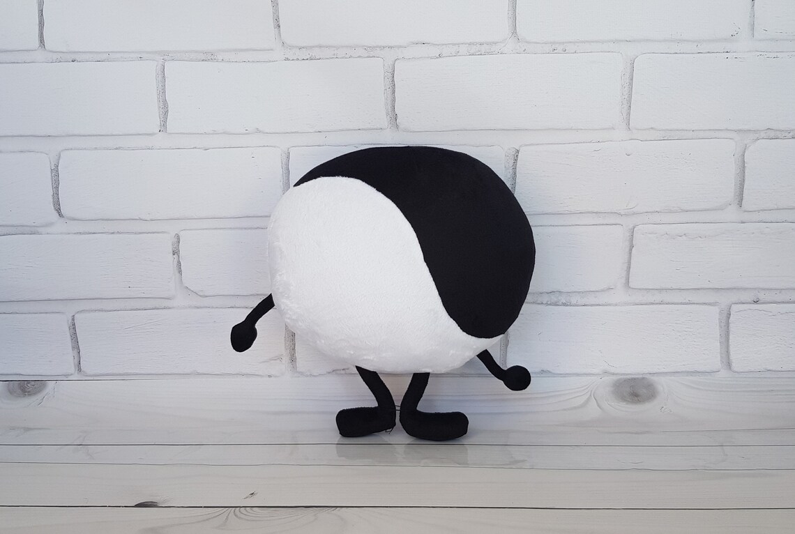 Custom Plush Toy Inspired by Yin-yang From Inanimate Insanity, Toy Made ...