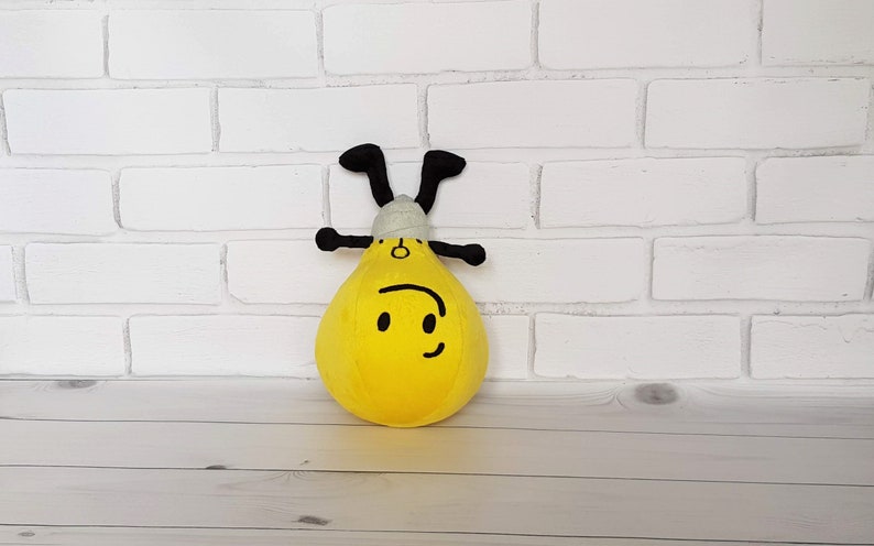 Custom Plush Toy Inspired by Light Bulb From Inanimate Insanity, Toy ...