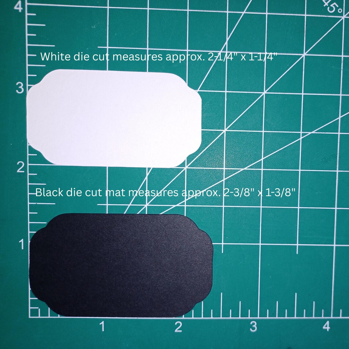 Die Cut Sentiment Toppers & Black Mats: Card Making Scrapbooking Set - Etsy
