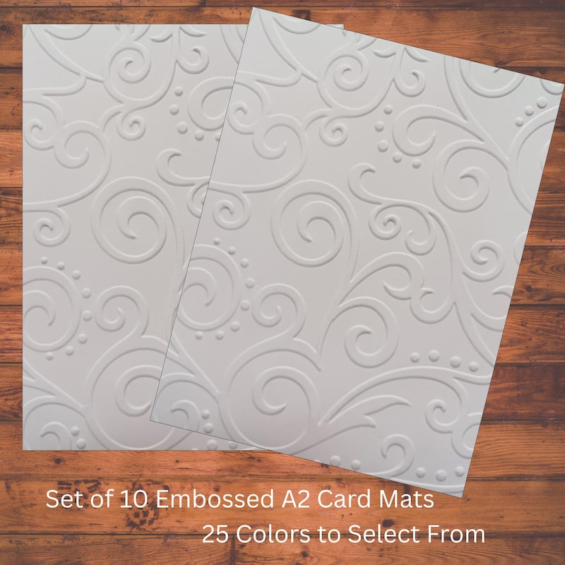 Embossed Cardstock A2 - Etsy