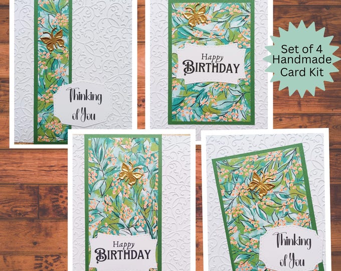 DIY Card Kit – Set of 4 A2 Handmade-style Cards | Stampin’ Up! Mixed ...