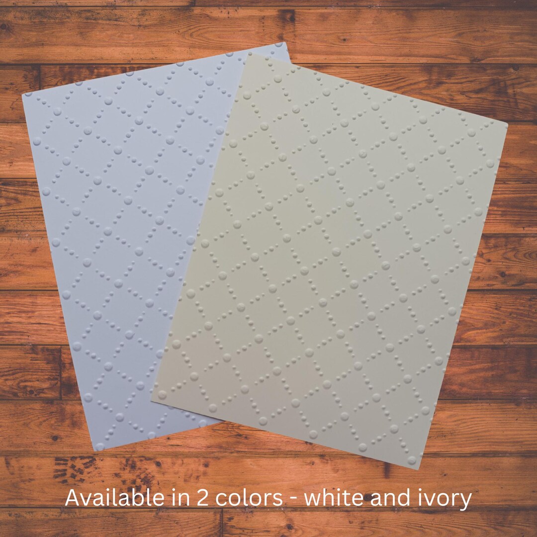 Embossed A2 Card Mats: 65lb Cardstock, Handmade Set of 10 - Etsy