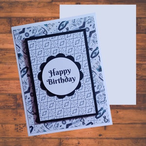 Set of 6 Masculine Cards for Men Tools Blank Card Kit, A2 Size, W ...