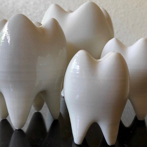 Maxillary Molar in Aqua Dental Art Tooth Art Dentist Art - Etsy