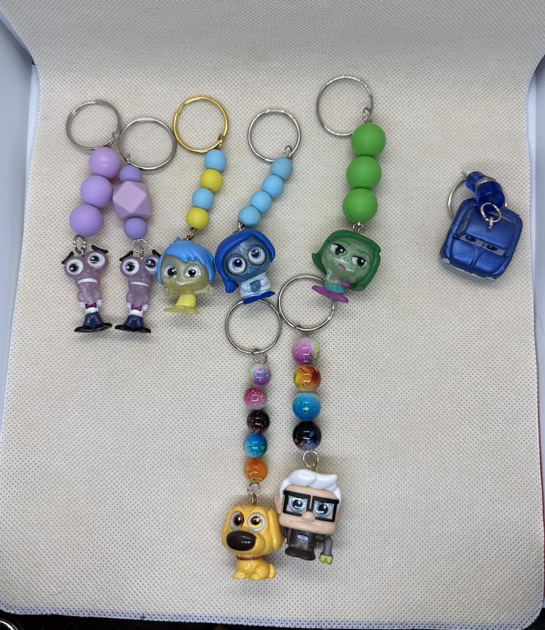 Inside Out/up/cars Doorable Keychains - Etsy