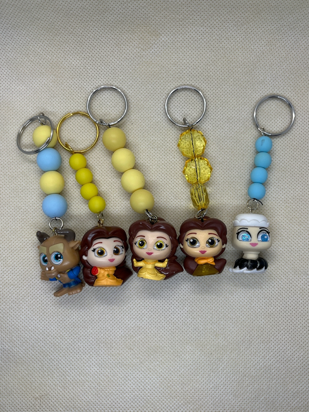 Beauty & the Beast Doorable Keychains - Etsy