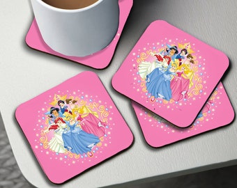 Cup Coasters Personalised High Gloss Square Drink Coaster - Etsy