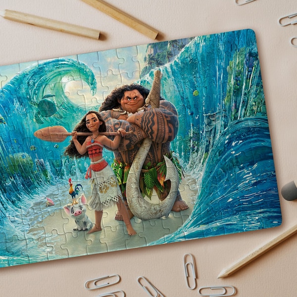 Moana Puzzles - Etsy