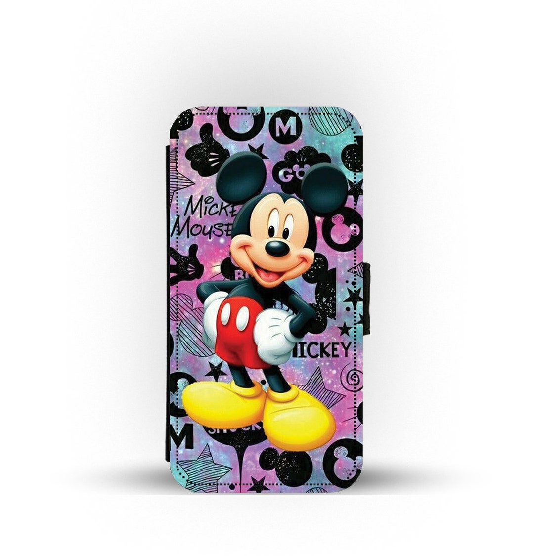 Wallet Phone Cover With Card Inserts, Custom Phone Case, Disney Mickey ...
