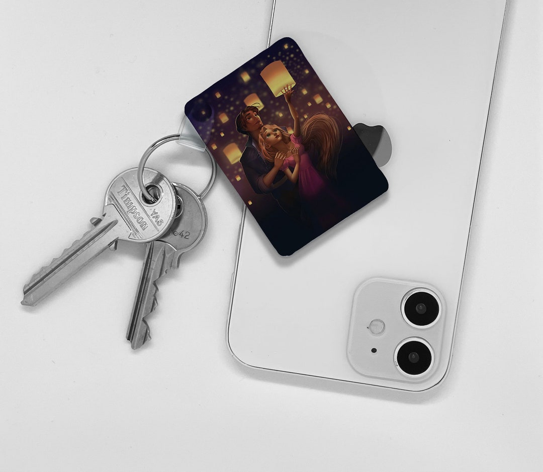 High Gloss Key Ring, Custom Metal Square Keyring, Double Sided Keychain ...