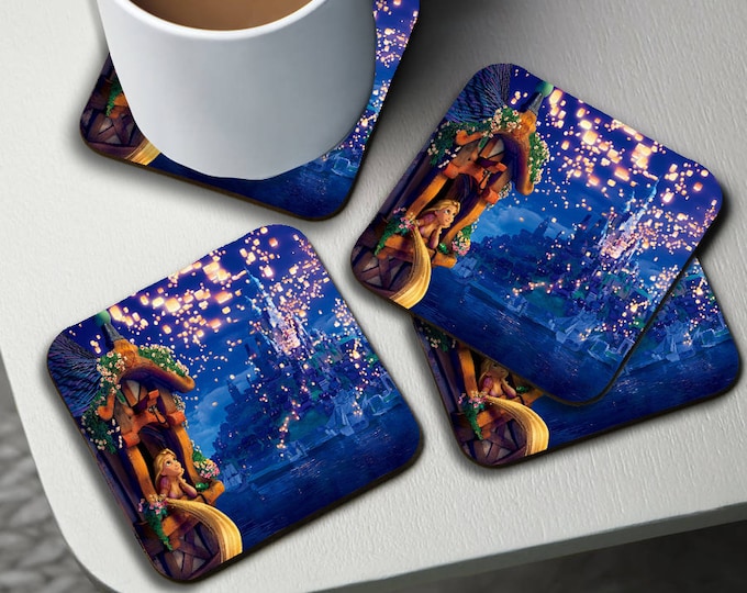 Cup Coasters, Personalised High Gloss Square Drink Coaster, Round ...