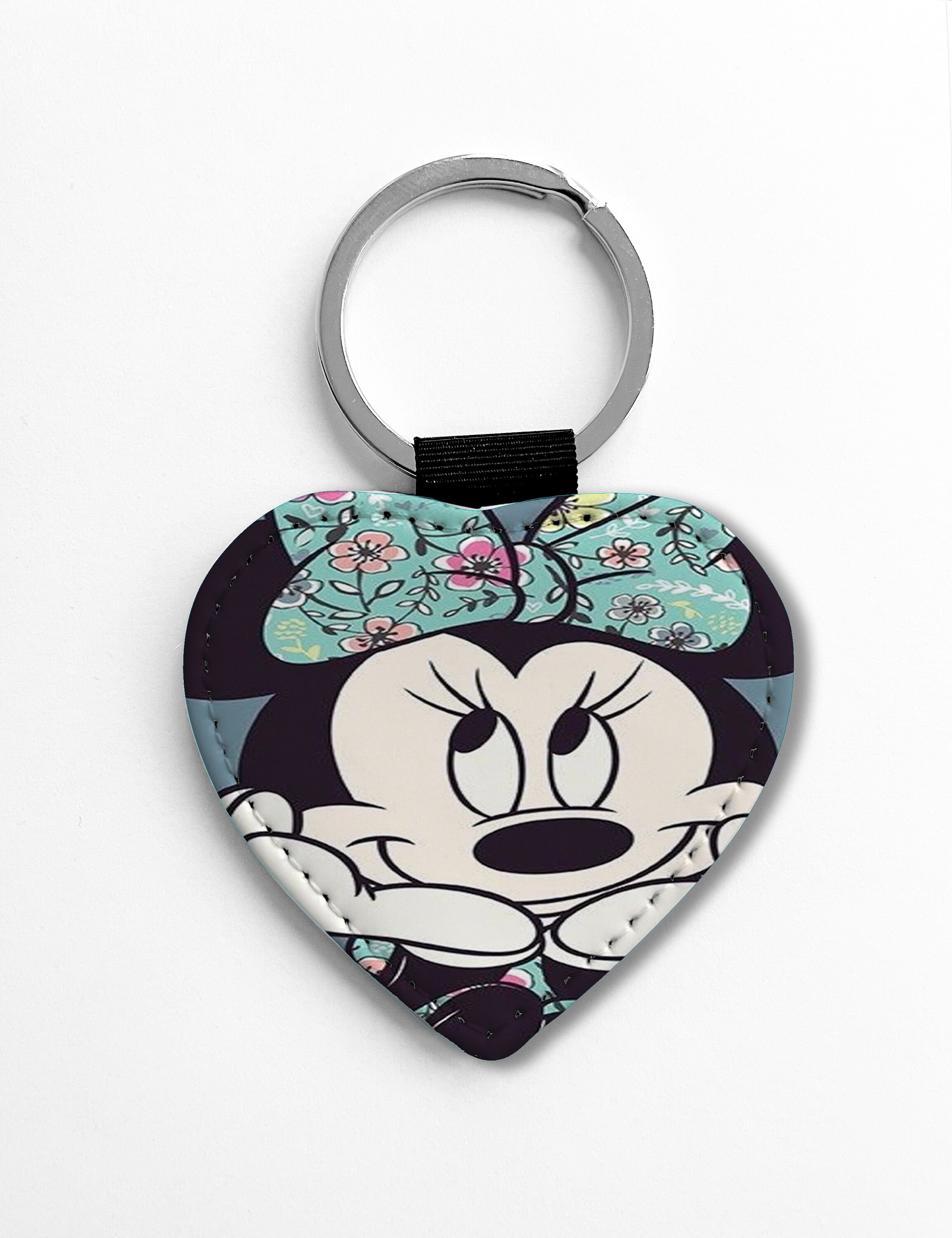 Faux Leather Key Ring Personalised Leather Key Chain Custom | Etsy